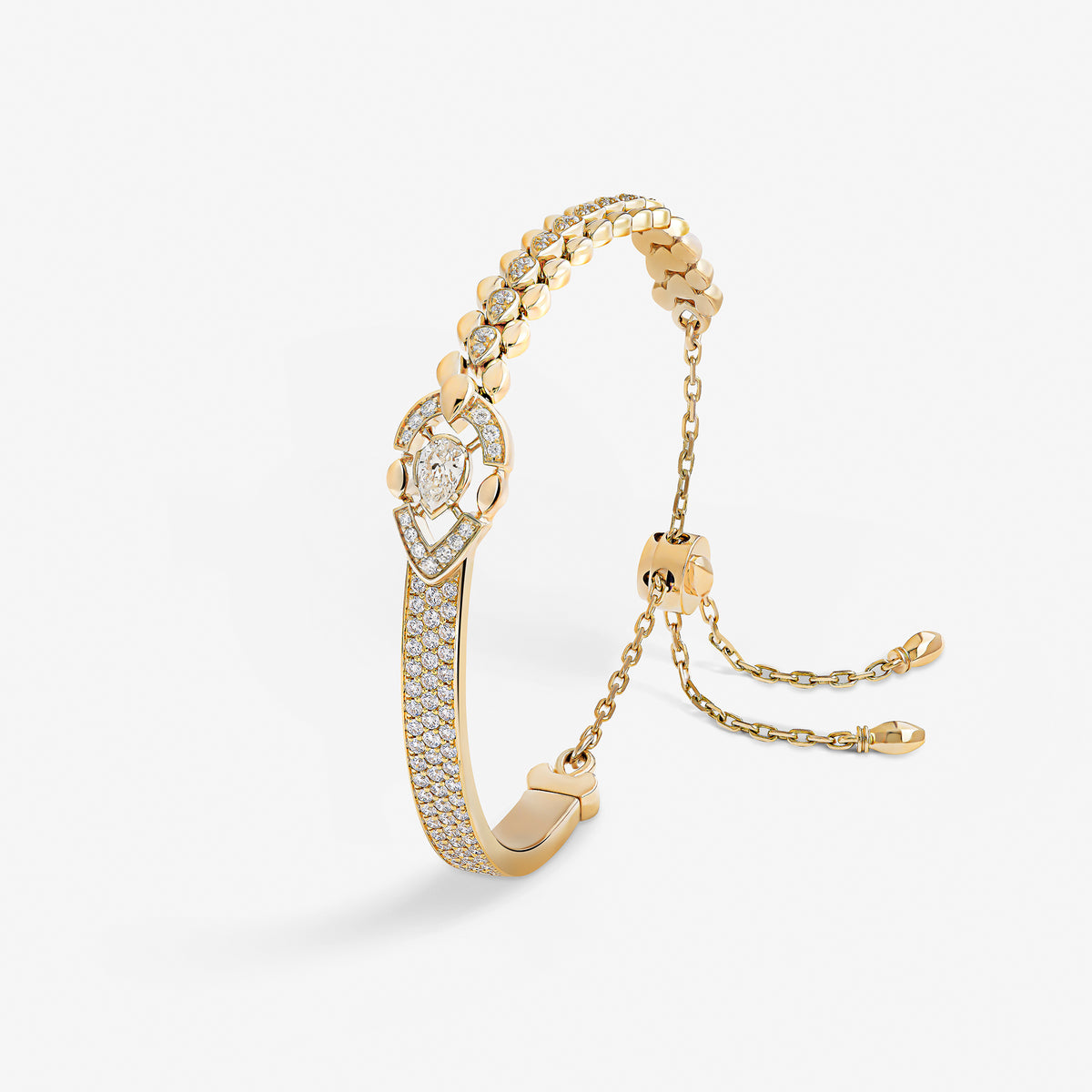 Dualité Iconic bracelet in yellow gold – Sartoro Genève